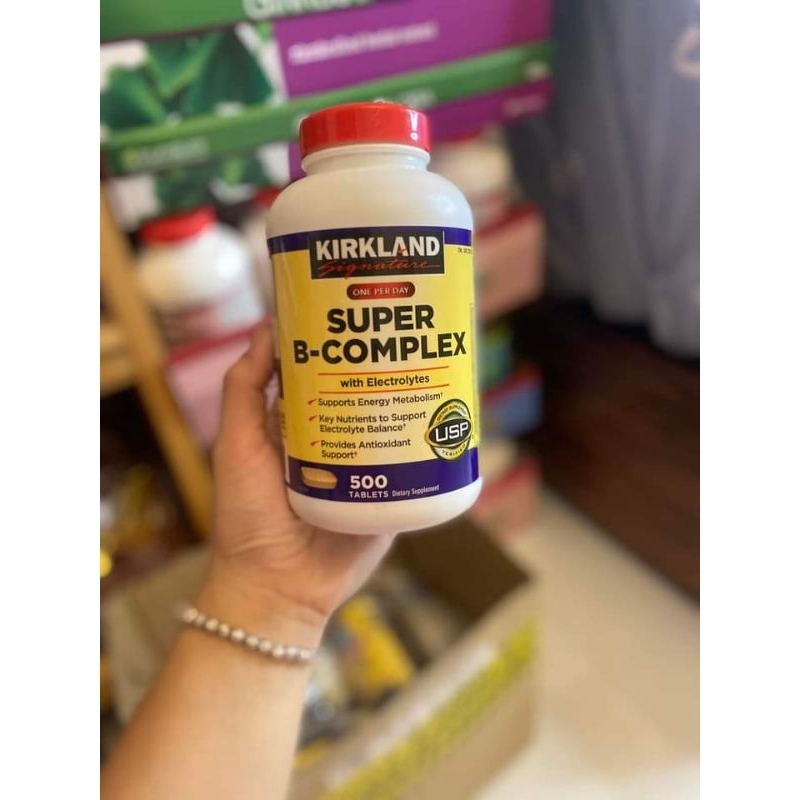 Vitamin B Complex Super B-Complex Kirkland 500 tablets genuine from the ...