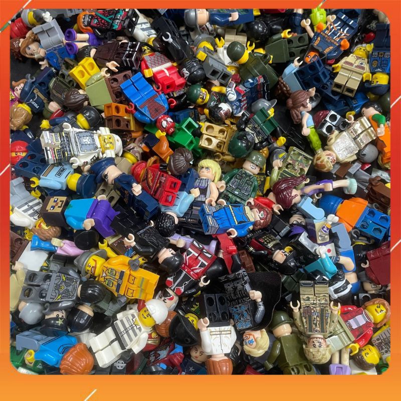 Assembling Puzzle Combo Toy of 50 Random Minifigures ( SECONDHAND ...