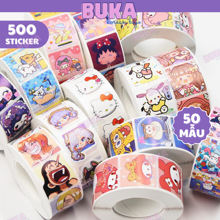 Roll of 500 stickers Buka sealing stickers Thank You stamps 500 ...
