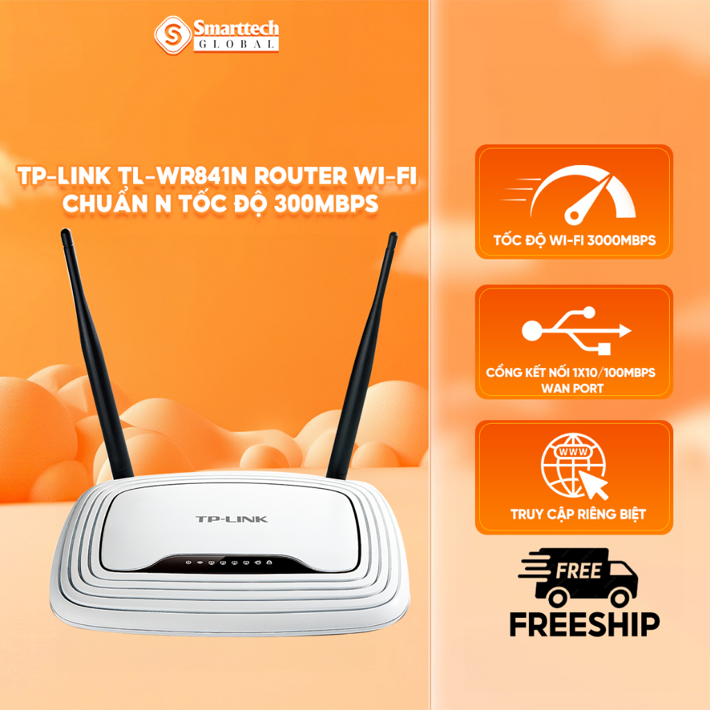 Tp-link TL-WR841N 300Mbps N Wi-Fi Router | Shopee Singapore
