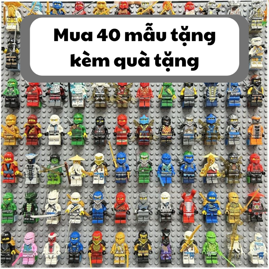 Ninjago Combo 40 Character Models For Kids To Assemble And Play ...