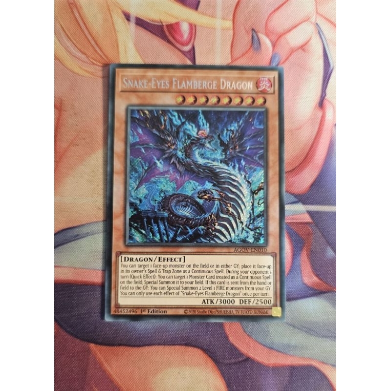 Yugioh Card : Snake-Eyes Flamberge Dragon (TCG) | Shopee Singapore
