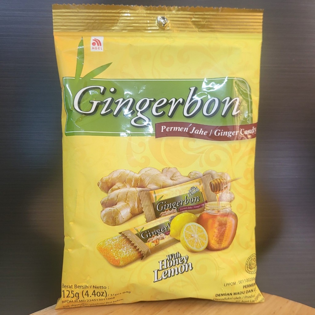 GINGERBON - GOLD package 125g - Ginger Lemon Honey Candy (soft ...