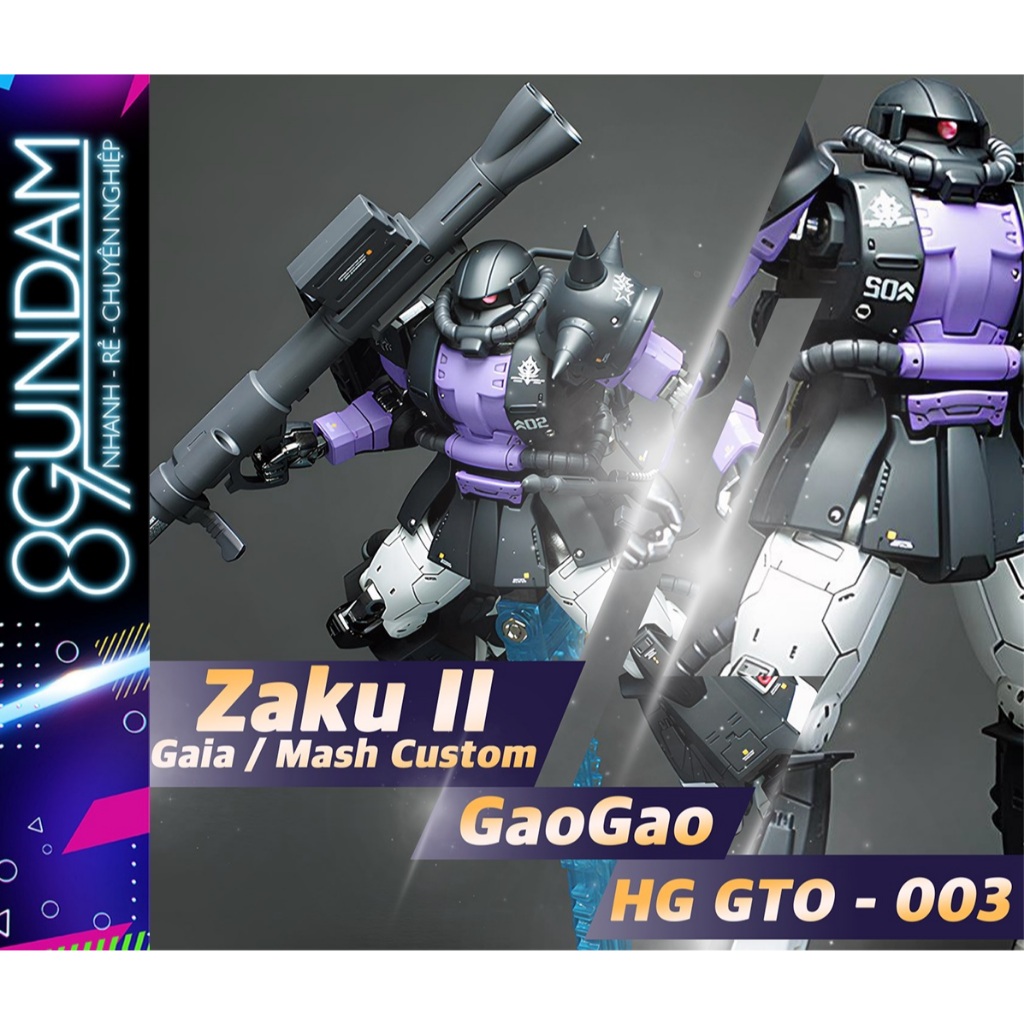 Hg GTO 003 Zaku II Fighter High Mobility Type Assembly Model (Gaia ...