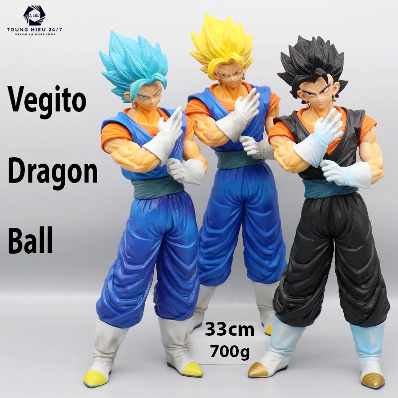 Vegito black ssj2 blue 7 Vegetto super saiyan figure dragon ball 33CM ...