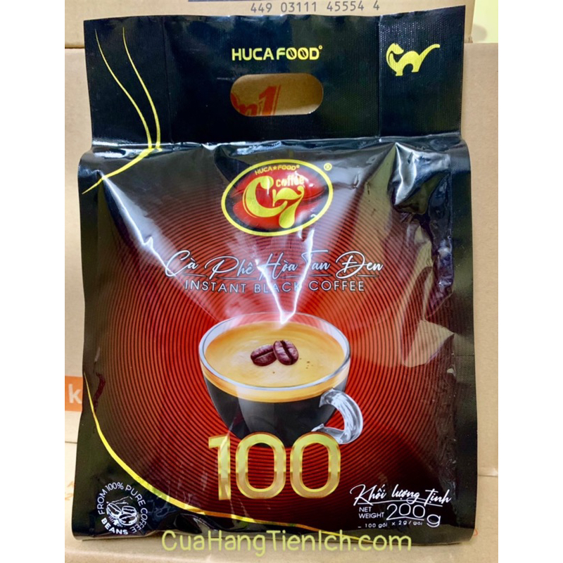 Black Instant Coffee Yellow Mink - C7 Coffee - Box Of 200GAM (2Gam x100 ...