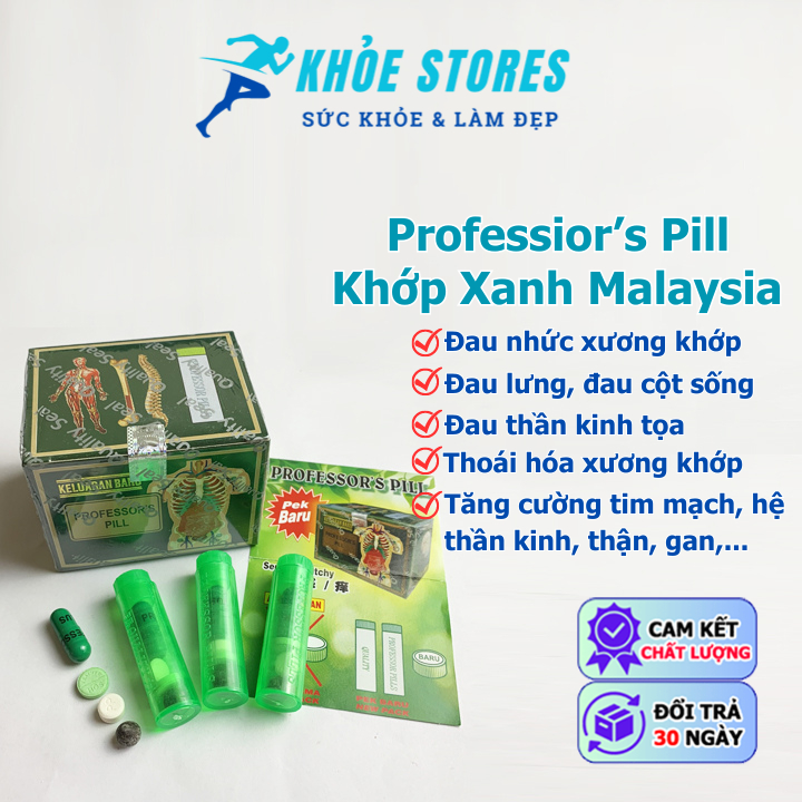 (Genuine) Malaysia Professor's Pill Blue Joint Tablets (Rectangular ...