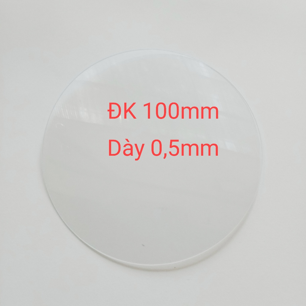 Round PVC plastic sheet, diameter 100mm, thickness 0.5mm | Shopee Singapore