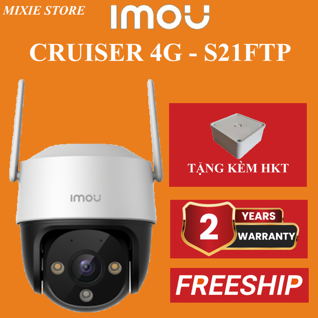 Imou IMOU Cruiser 4G PTZ Camera - 2MP, uses 4G sim, full Led lights ...