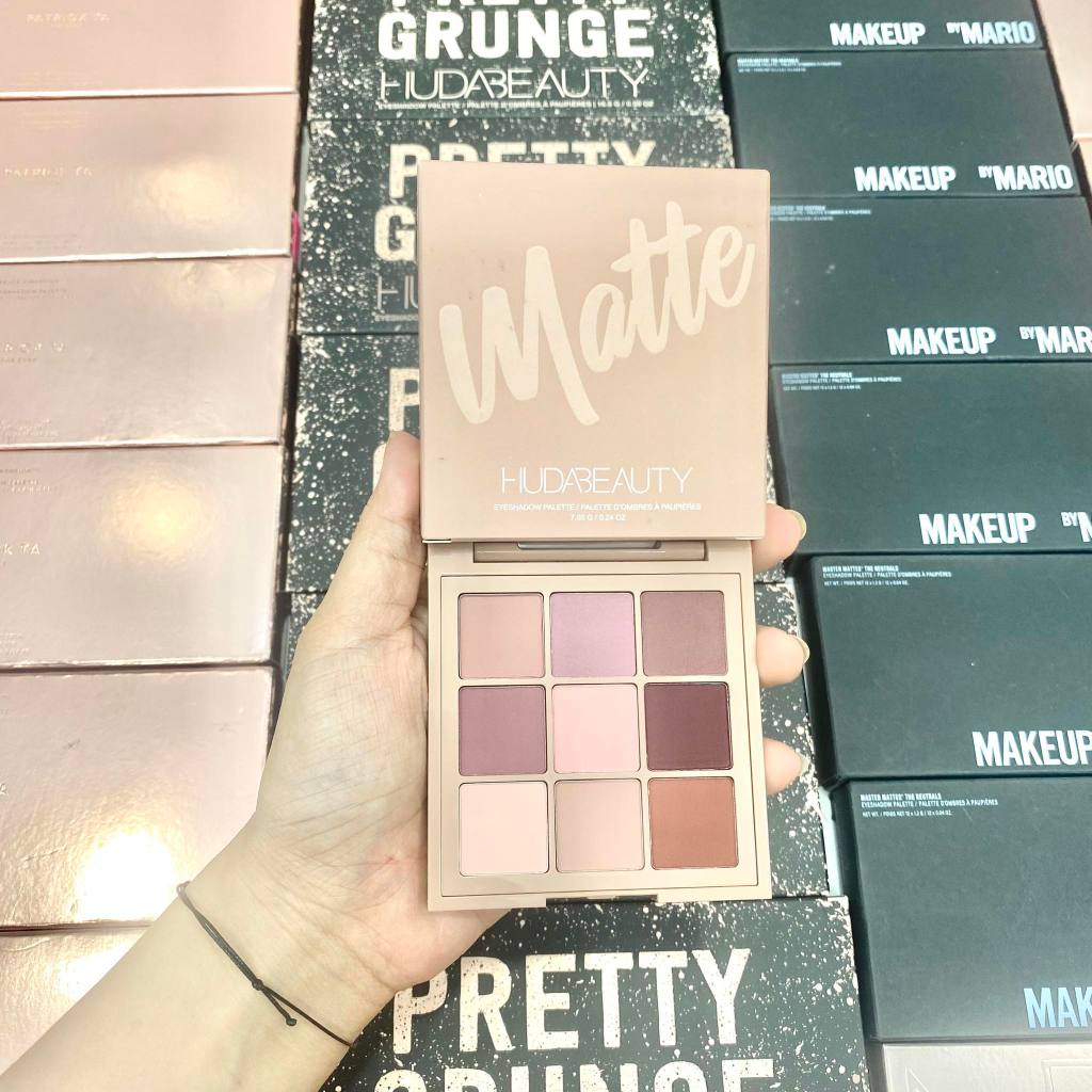 Huda Beauty - Huda Beauty Matte Eye Shadow Palette 9-Box Eyeshadow ...