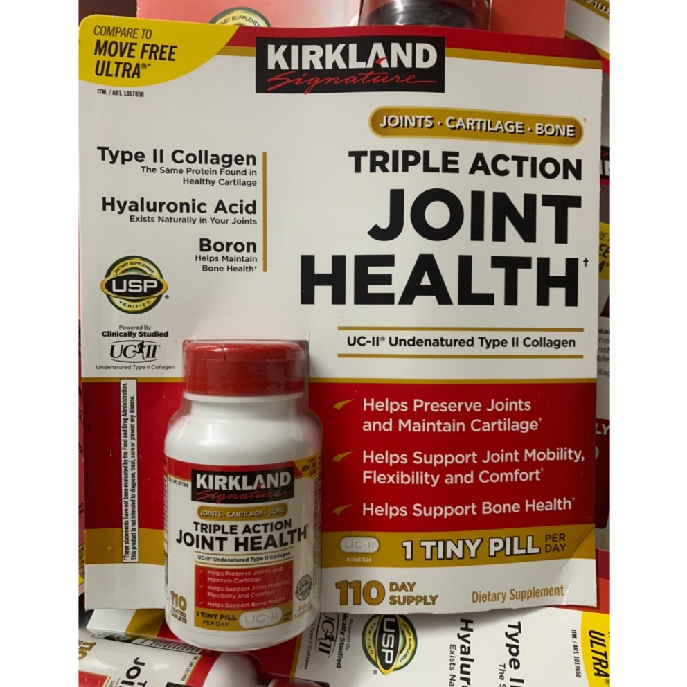 Triple action 110 kirkland signature joint health Tablets joint health joint joint health Usa ...