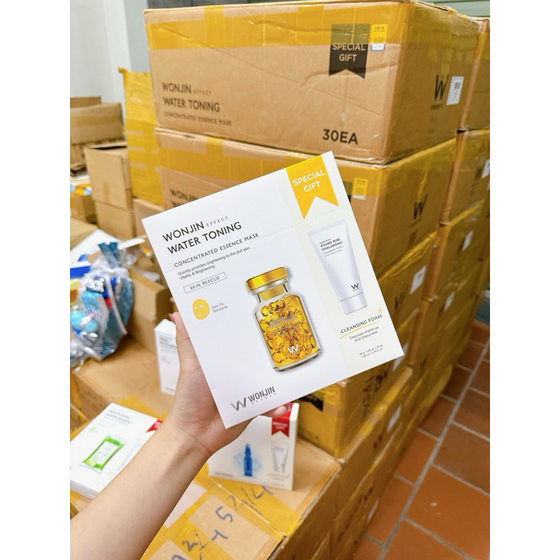 (Dmn) Wonjin Effect Mask Gold - Brightening Korean Skin Mask (Box of 10 ...