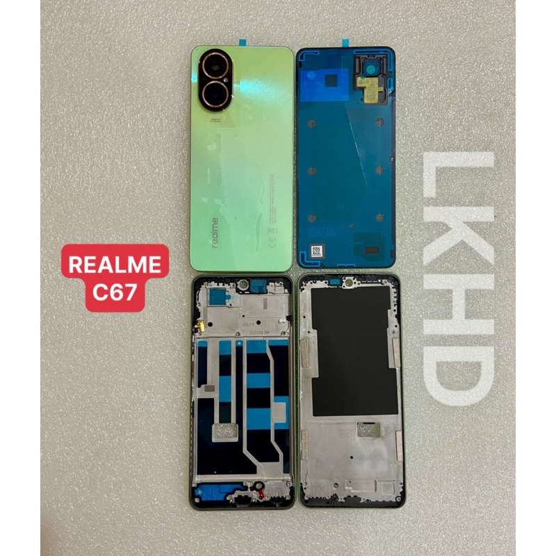 Realeme C67 original case set (full blue color with sim tray included ...
