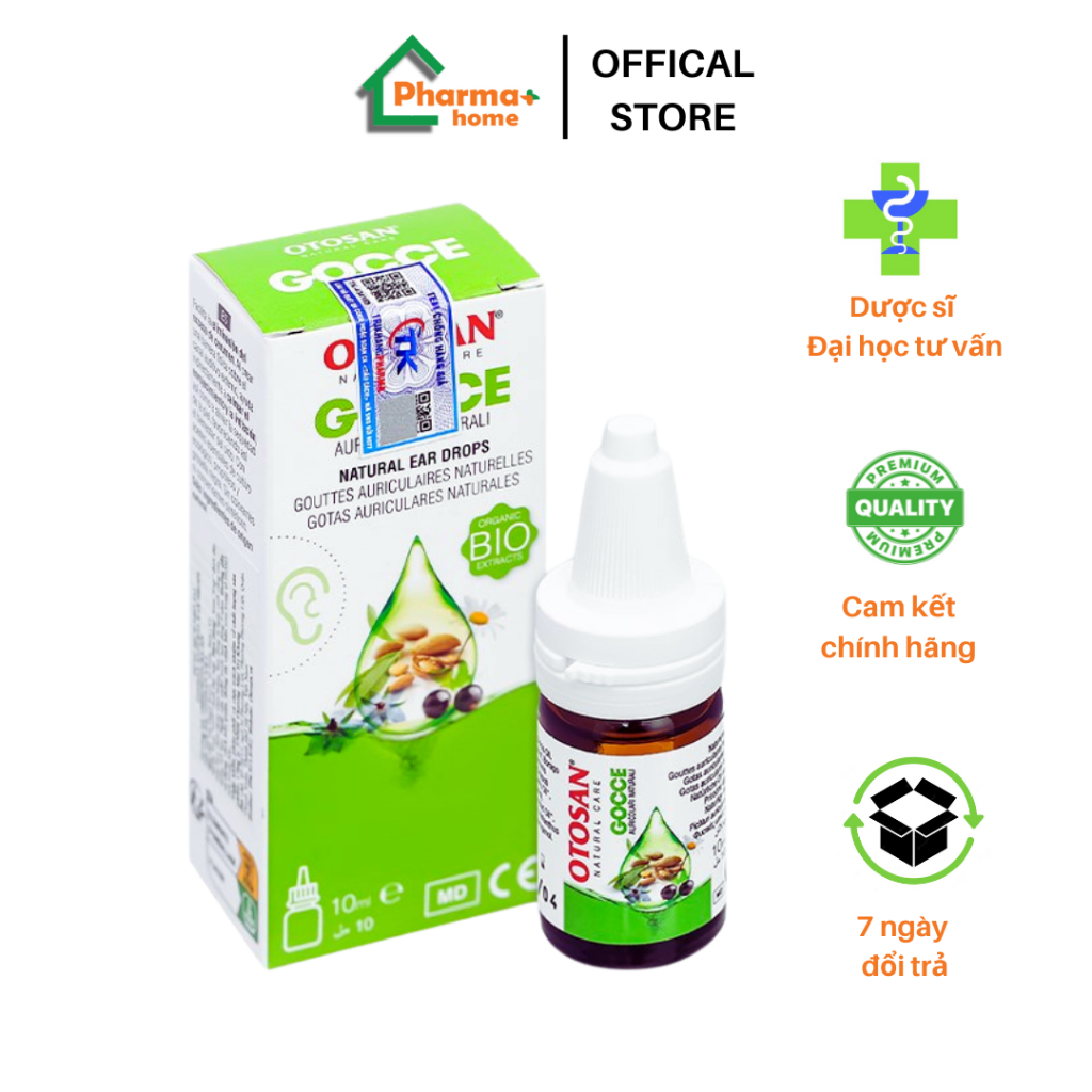 Otosan ear drops help antibacterial and prevent ear infections, 10ml ...