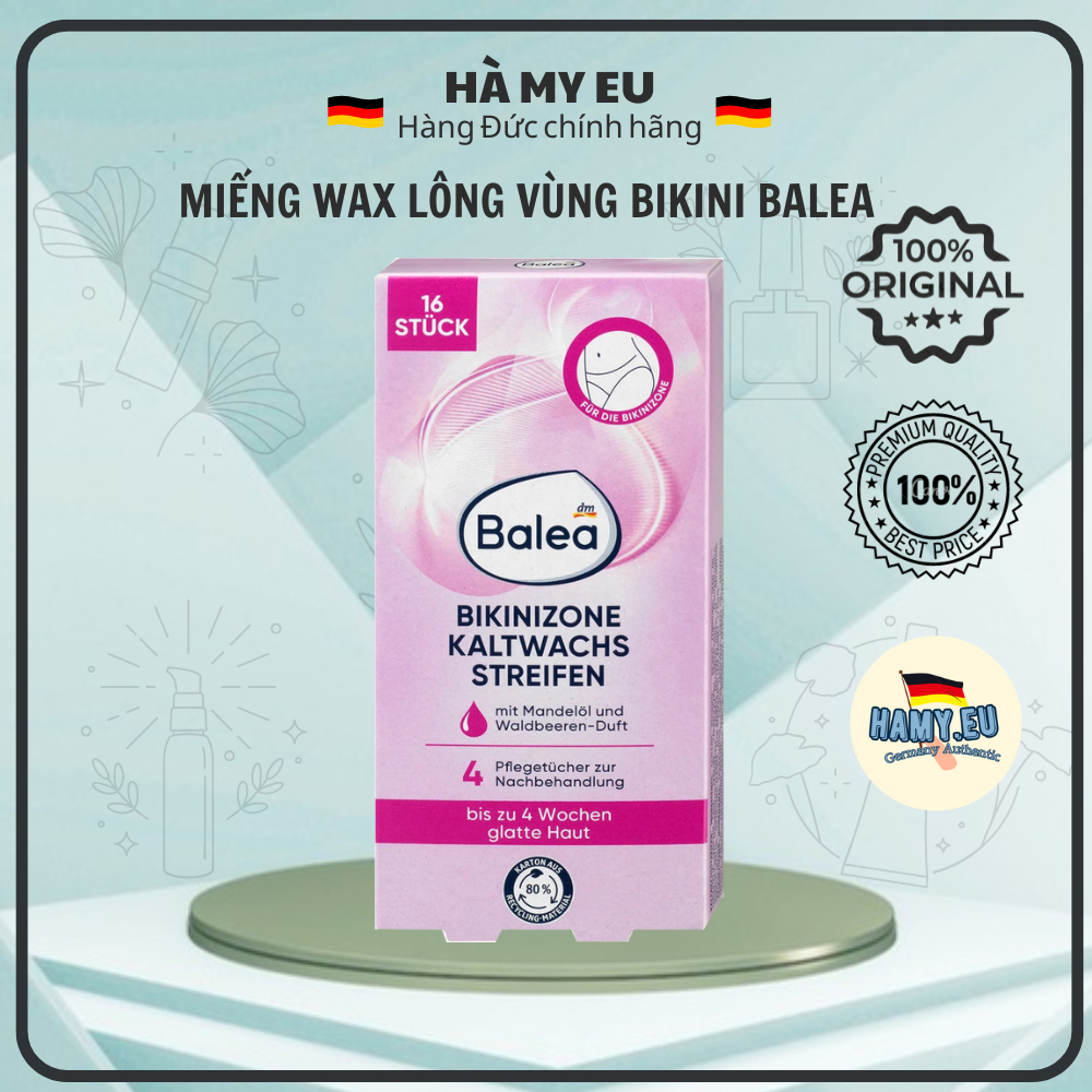 BALEA HAIR REMOVAL PATCH AND WAX for Balea BIKINI area | Shopee Singapore