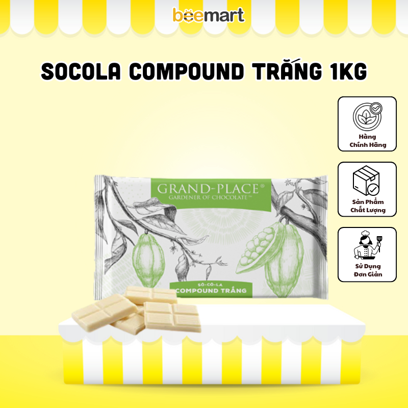 White Compound Chocolate 1kg pack | Shopee Singapore