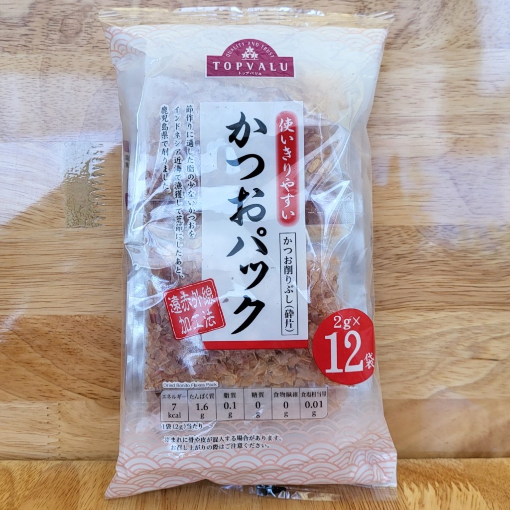 TOPVALU [24g bag / 12 small packs] Dried Bonito Flakes Pack [JAPAN] Dried Bonito Flakes Pack ...