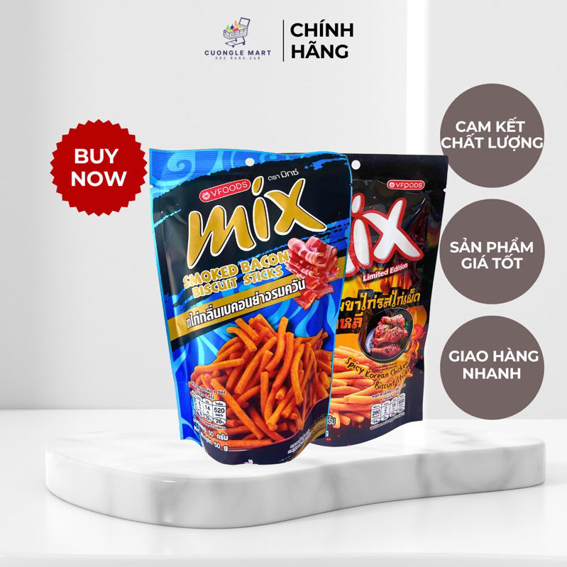 Snack Bim Bim Bim Mix Thailand Vfoods Crispy Korean Spicy Bacon And ...