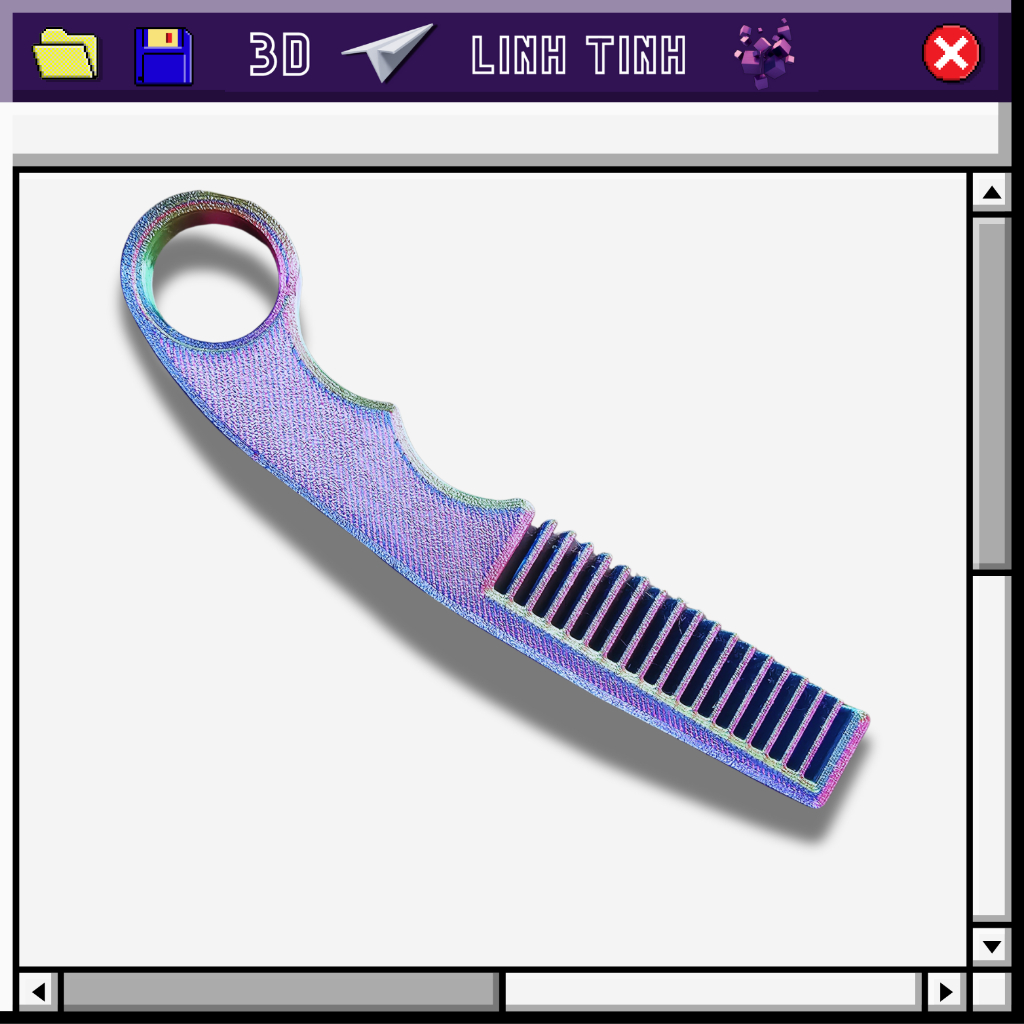 Comb-shaped Karambit Toy | Shopee Singapore