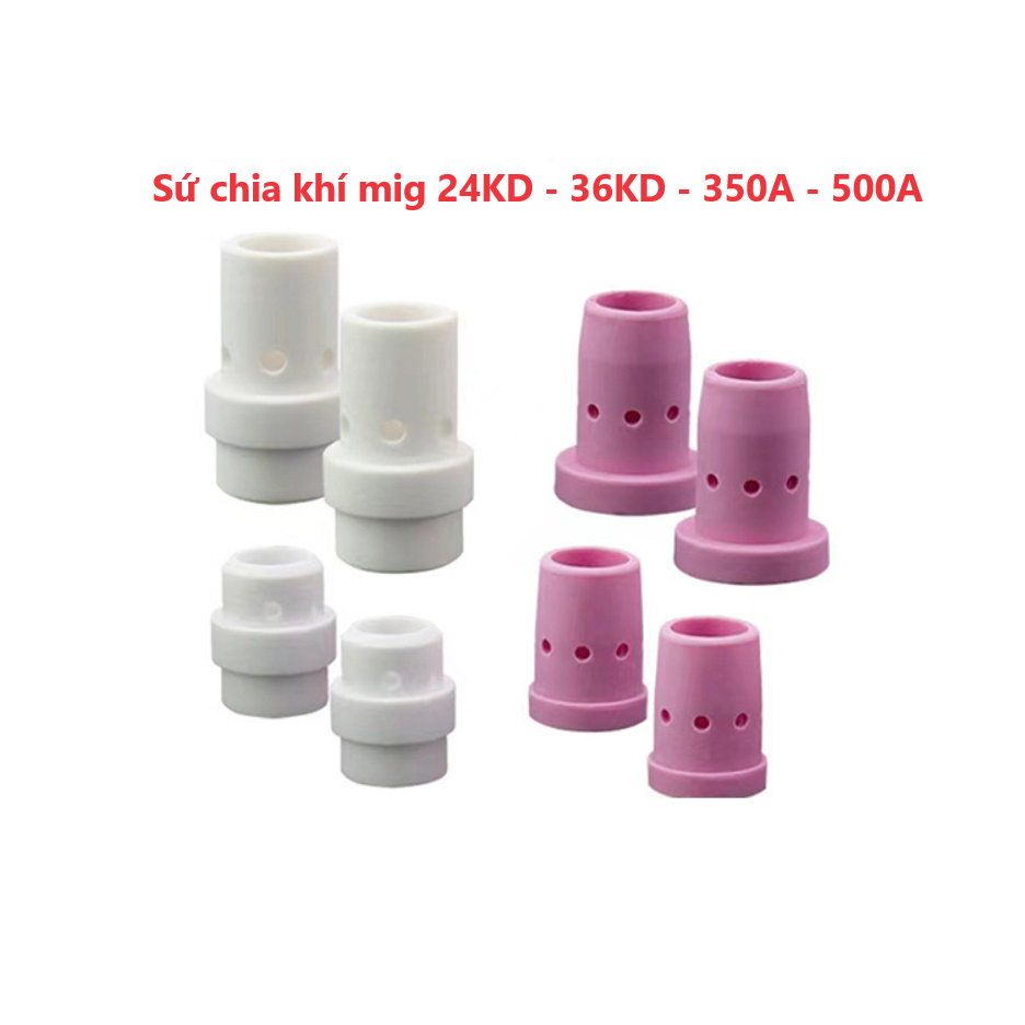 Mig 24KD - 36KD - 350A - 500A Gas Divider Porcelain For mig Torch To ...