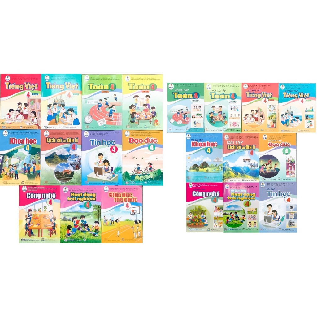 Textbook And Grade 4 Exercise Book Set - Kite Wings (set of 21 books ...