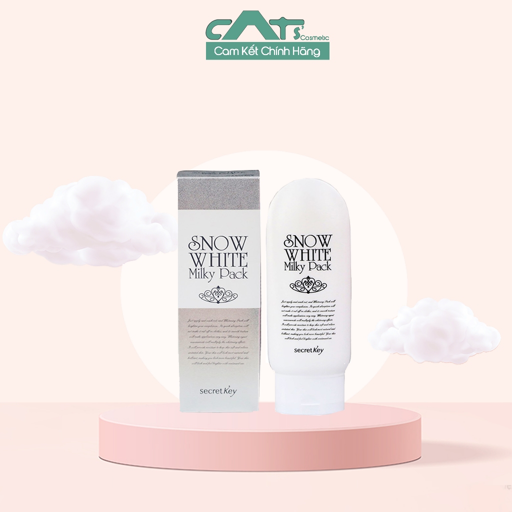 Secret Key Snow White Milky Pack Face and Body Whitening Cream 200g ...