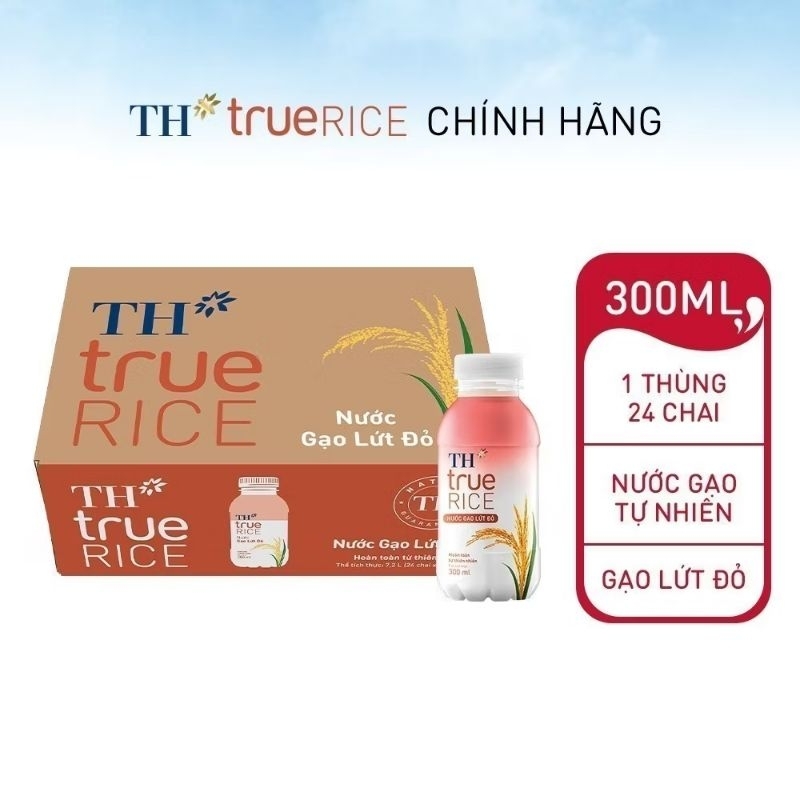 Lot OF 6 BOTTLES OF TH TRUE RICE RED BROWN RICE WATER 300 ML | Shopee ...