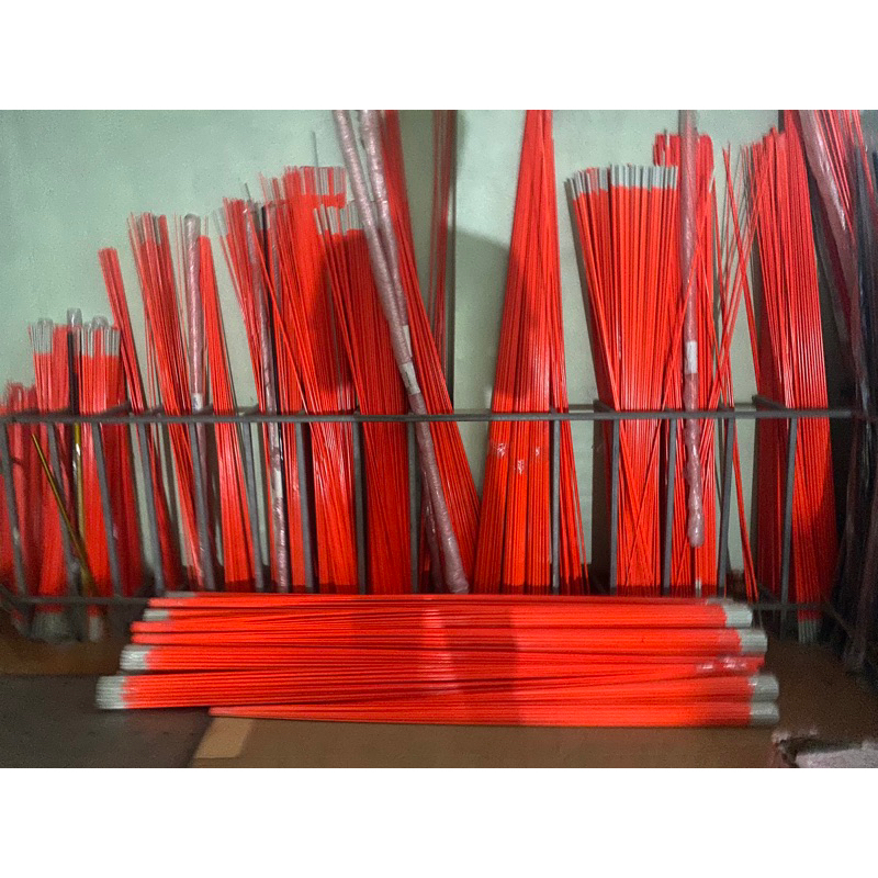Orange glass & black & flute - making flute kites - fishing rods in ...