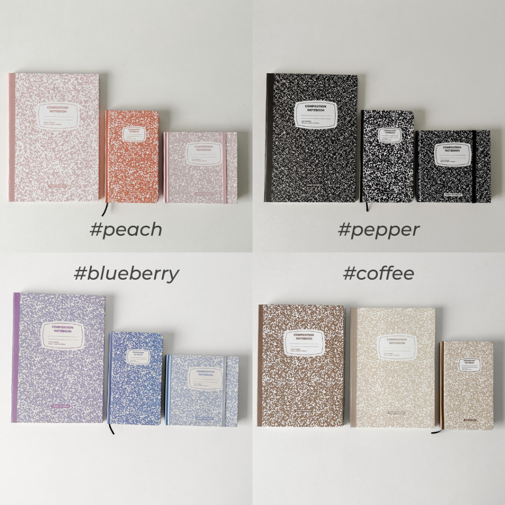 Notebook 200 300 500 square dot grid pages with free Crabit Composition ...