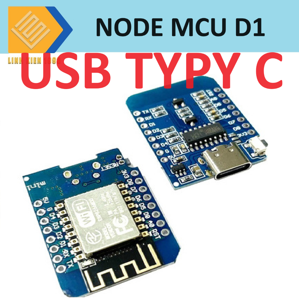 Esp8266 Development Circuit Node Mcu Wifi Mini D1 Usb Type C Port