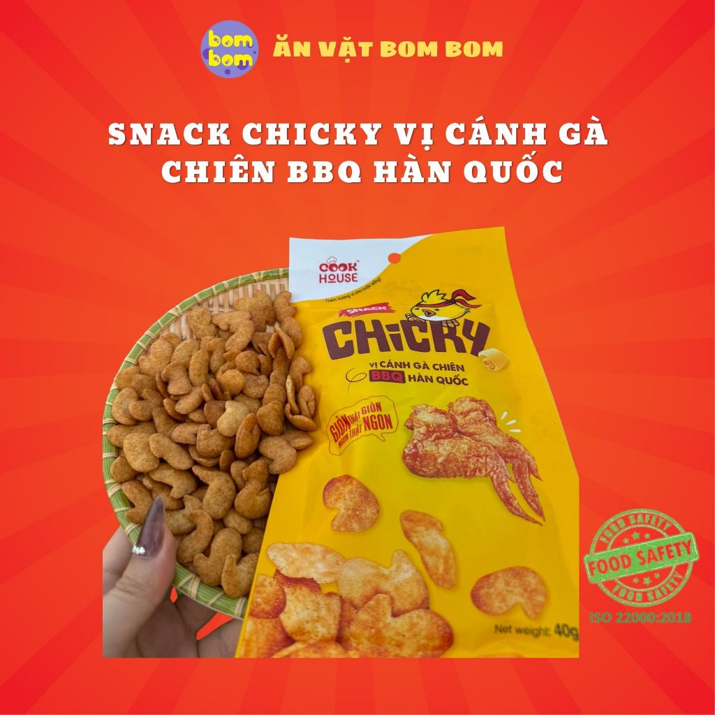 Chicky Snack Korean BBQ Fried Chicken Wing Flavor - Bom Bom Snack ...