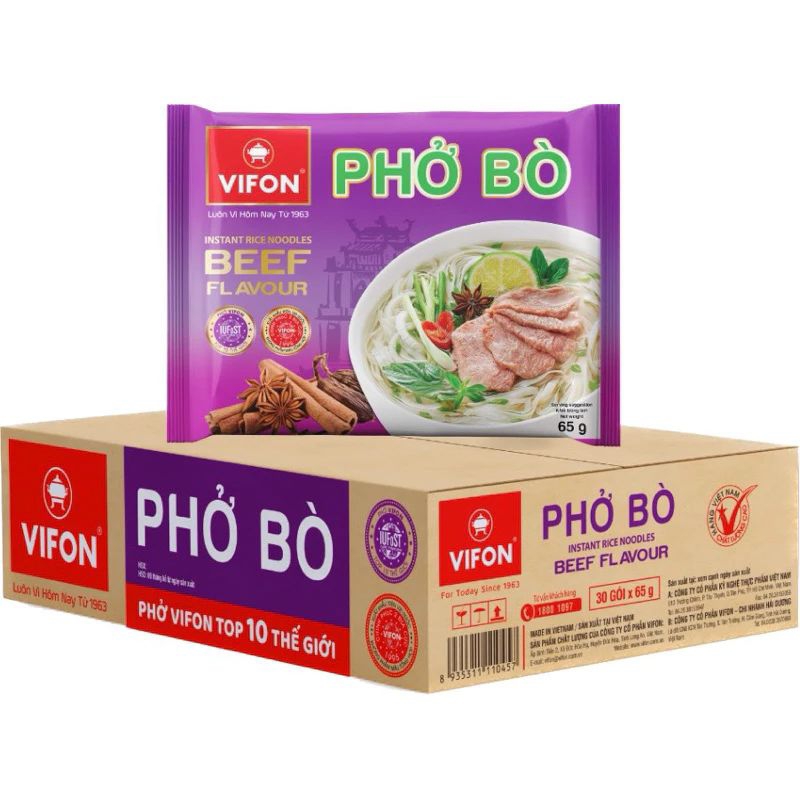 Vifon BEEF PHO 30 PACK. | Shopee Singapore