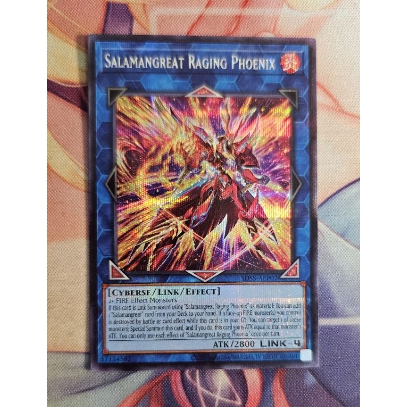 Yugioh Card : Salamangreat Raging Phoenix (AE) | Shopee Singapore