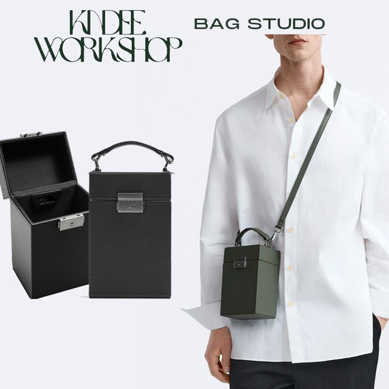 Men's hard box messenger crossbody basket, clutch style, luxury party ...