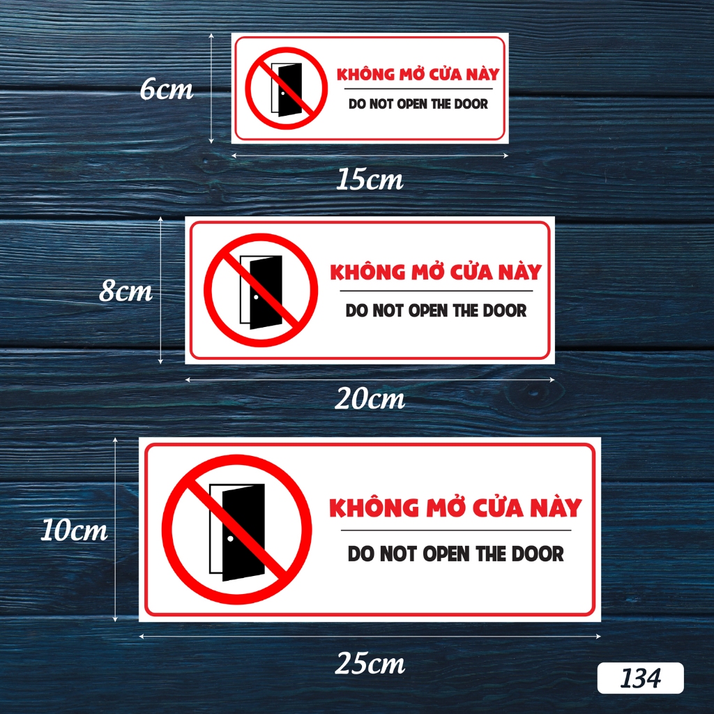 Don't Open This Door Decal, Don't Open Door Decal, Broken Door ...