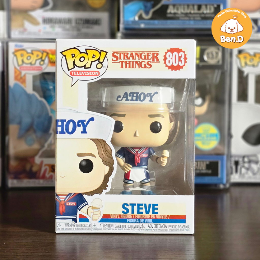 FUNKO POP! Fiko POP Figure! Television: Stranger Things - Steve w/ Hat ...