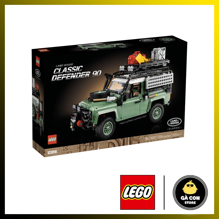 LEGO ICONS 10317 Land Rover Classic Defender 90 - Land Rover Classic ...