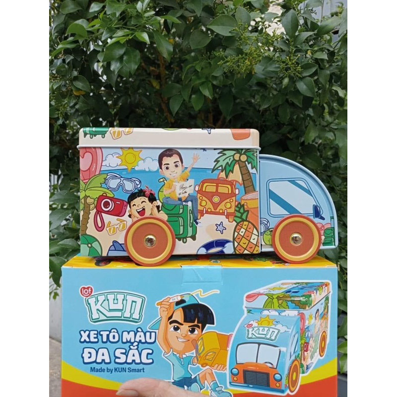 Kun coloring car, multi-colored coloring car, tin kun car with 33 ...