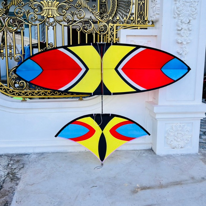Enamel X-Shaped Flute Kite.Carbon Kites of All Sizes 1m7 -2m- 2m50 High ...