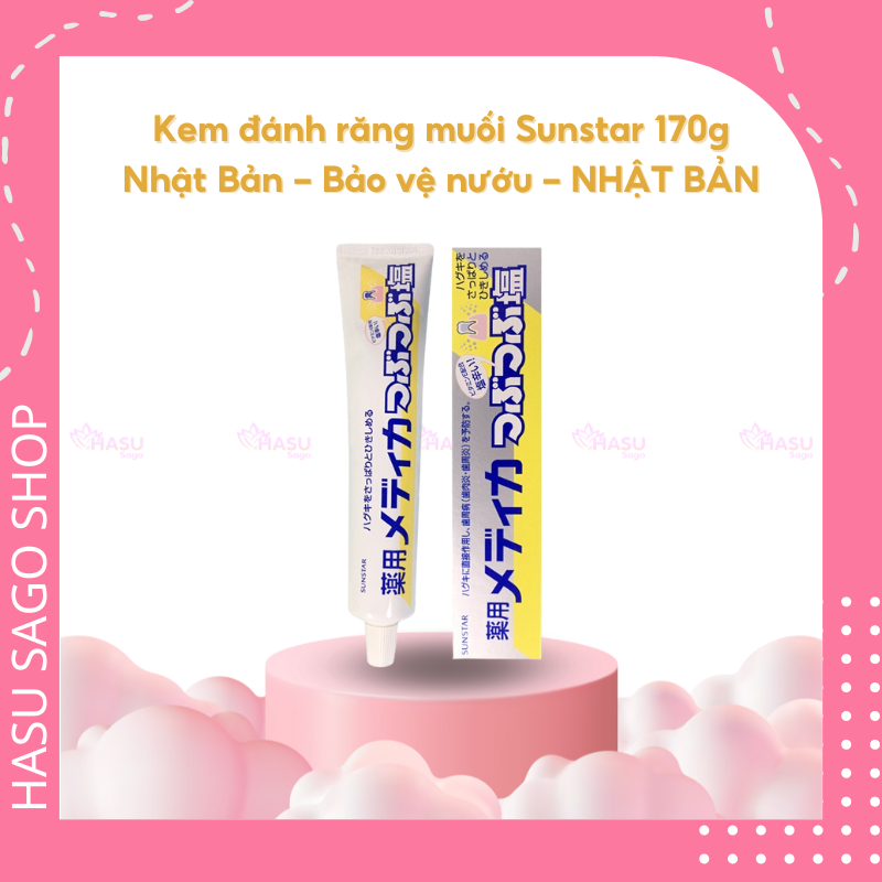Sunstar salt toothpaste 170g Japan - Protects gums - JAPAN | Shopee ...