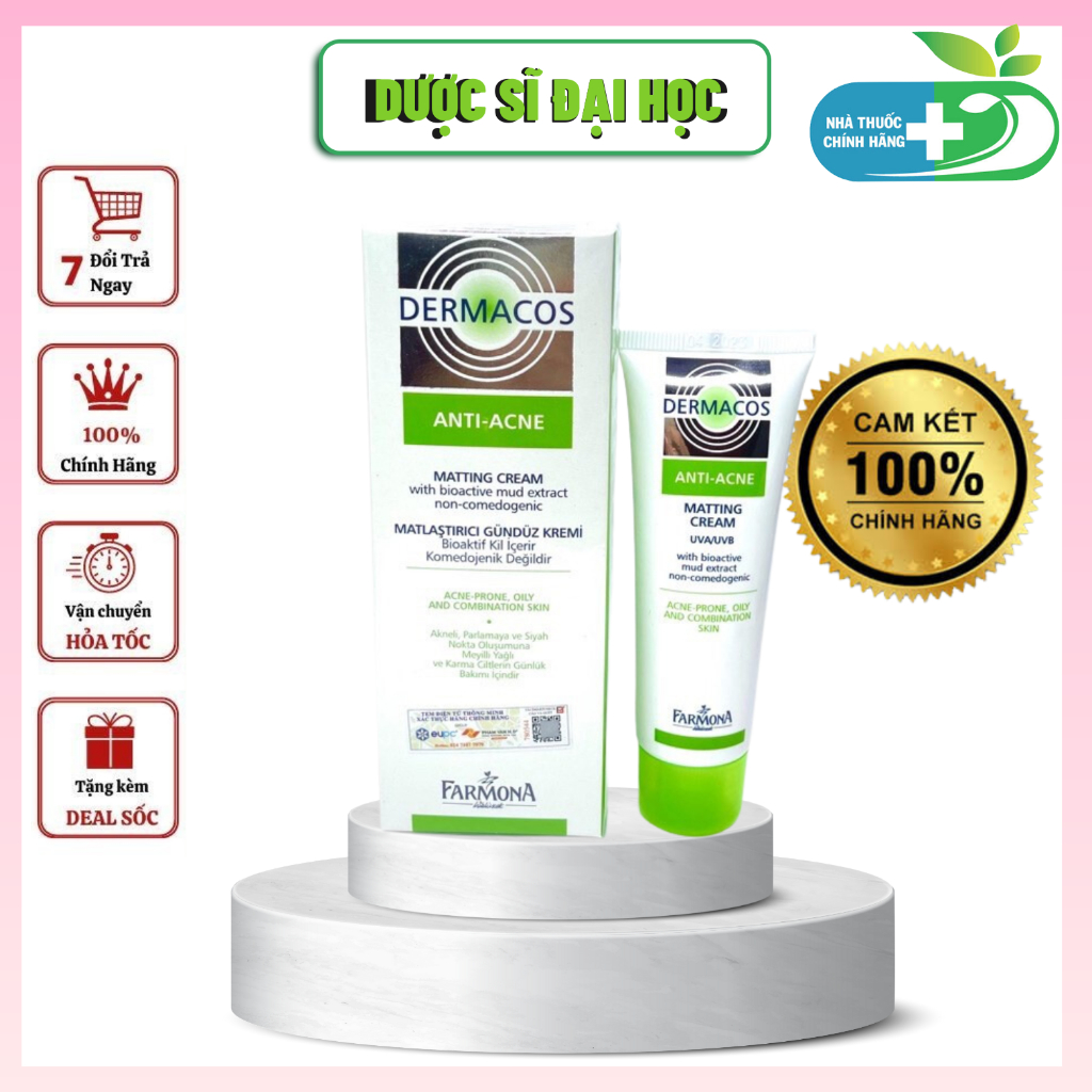 Dermacos Anti-Acne Matting Cream Poland - Reduce oily, prevent Acne ...