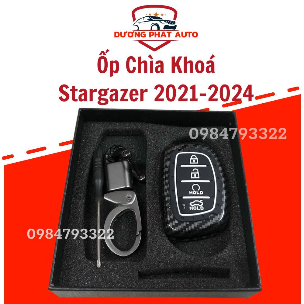 Carbon Key Cover For Hyundai Creta, I10,Stargazer 2021 2022 2023 2024 ...
