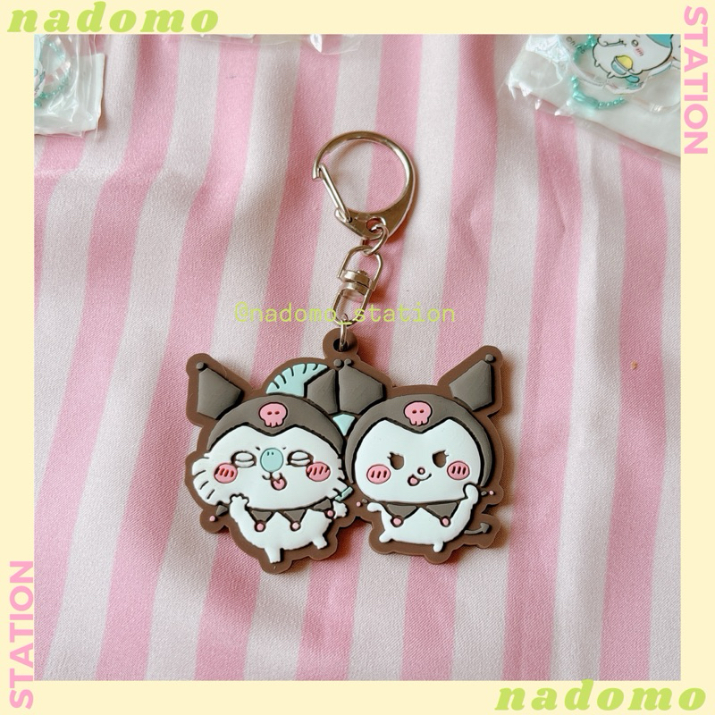 Chiikawa Momonga Kuromi Sanrio plastic keychain made in Japan | Shopee ...