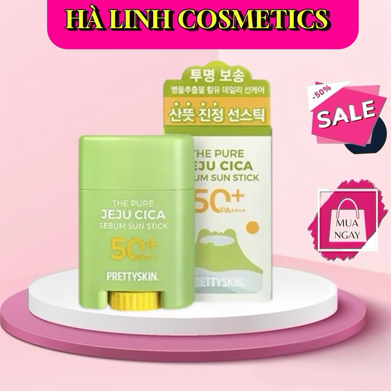 Pretty Skin The Pure Jeju Cica Sebum Sun Stick | Shopee Singapore