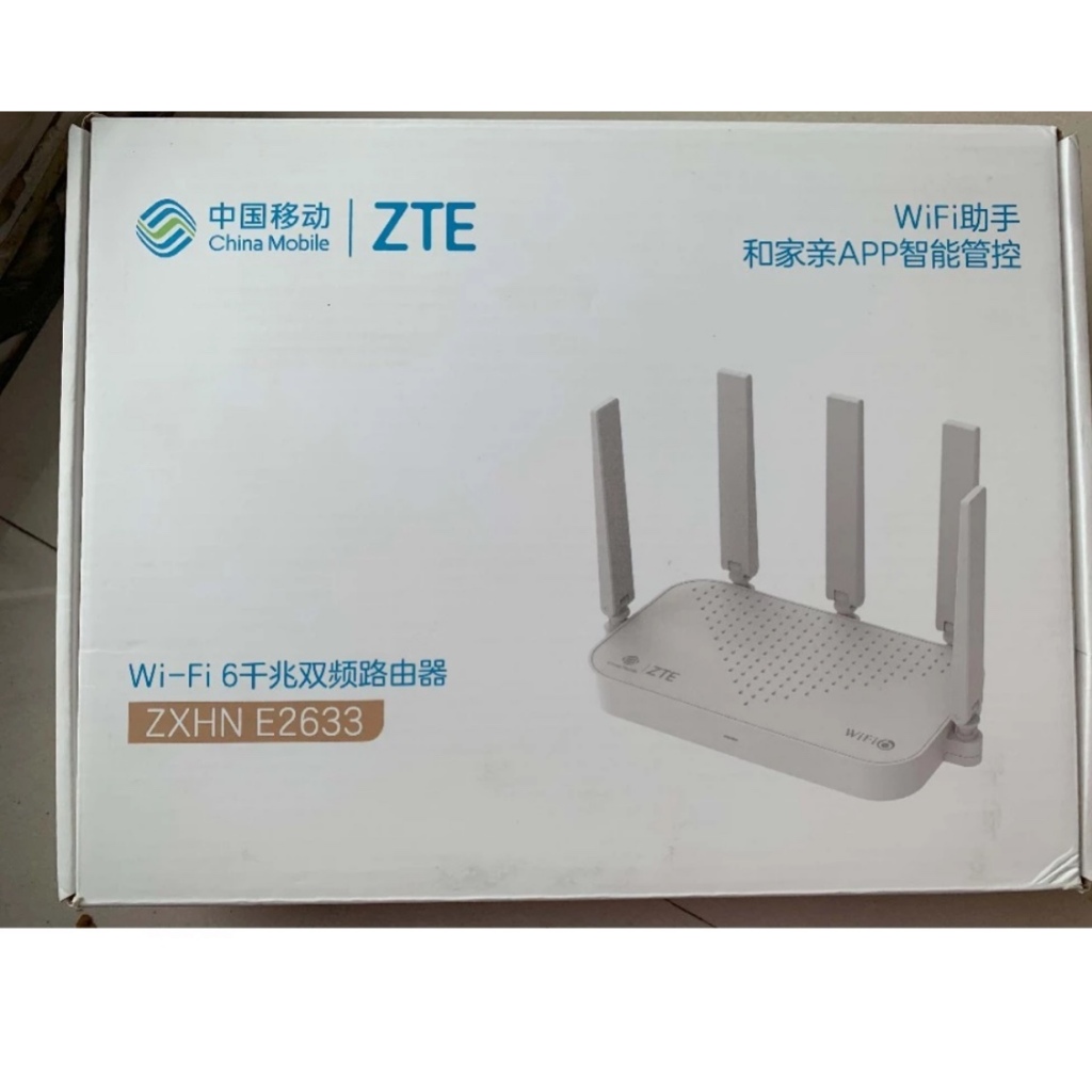 New 100% ZTE E2633 Wifi 6 Router Ax3000 standard - Supports full gigabit mesh | Shopee Singapore