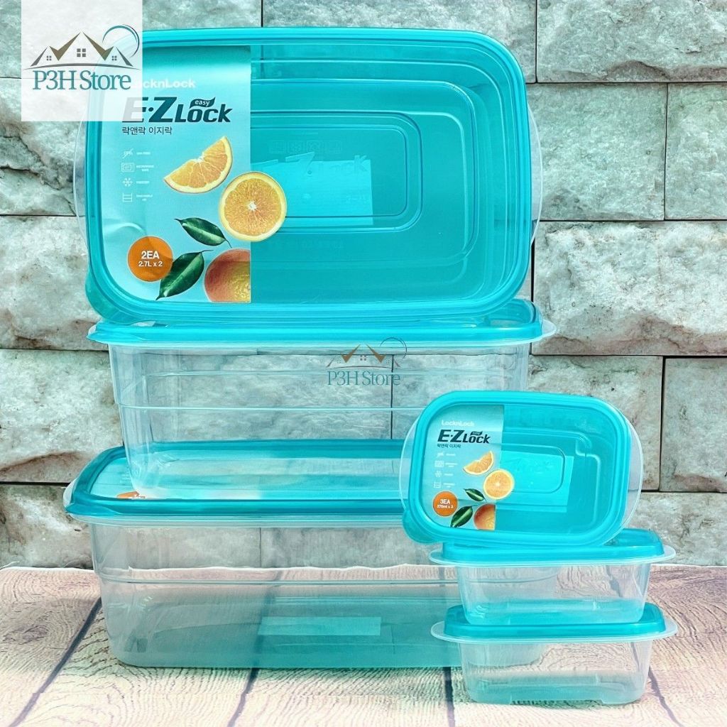 LocknLock EZ Lock rectangular PP plastic storage box, food safe and ...
