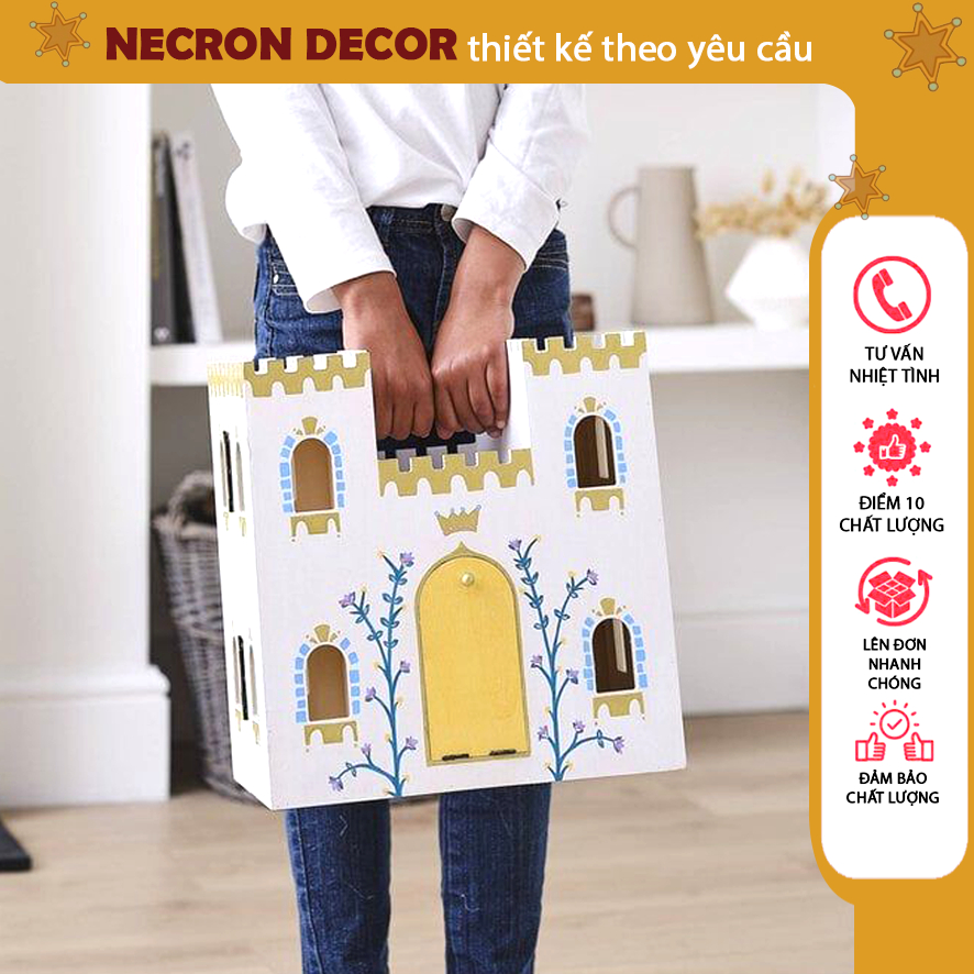 Medieval Castle Toy Box For Children - Princess Castle full Furniture ...