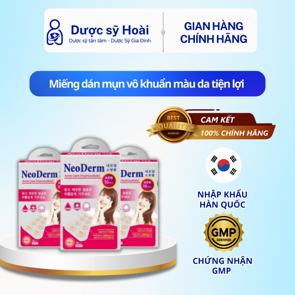 Safe, benign, effective quick-healing acne patches NEODERM THIN ULTRA ...