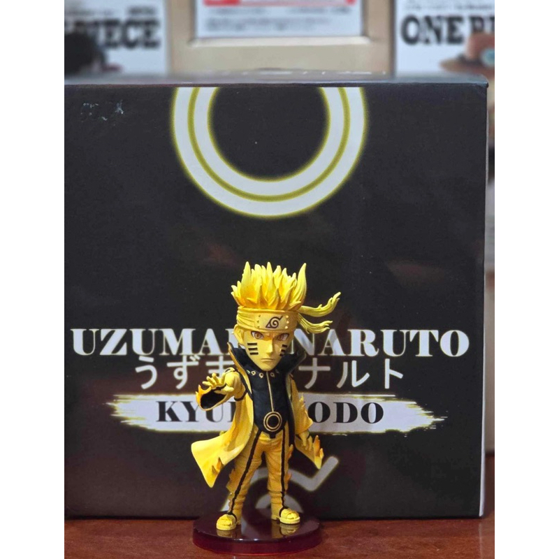 Genuine Naruto resin WCF Naruto Model League Studio Naruto Kyubi Modo ...