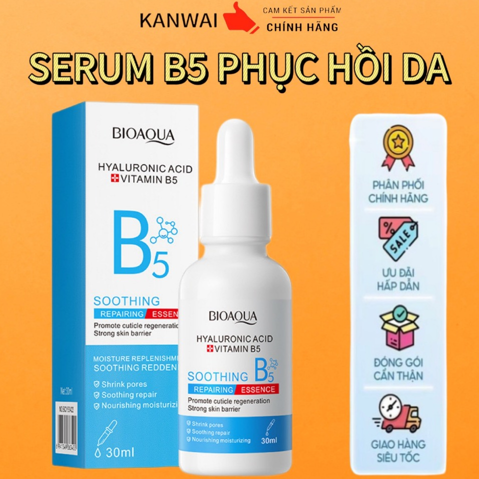 BIOAQUA B5 Vitamin Serum - Skin Restoration Essence, Soothes Skin ...